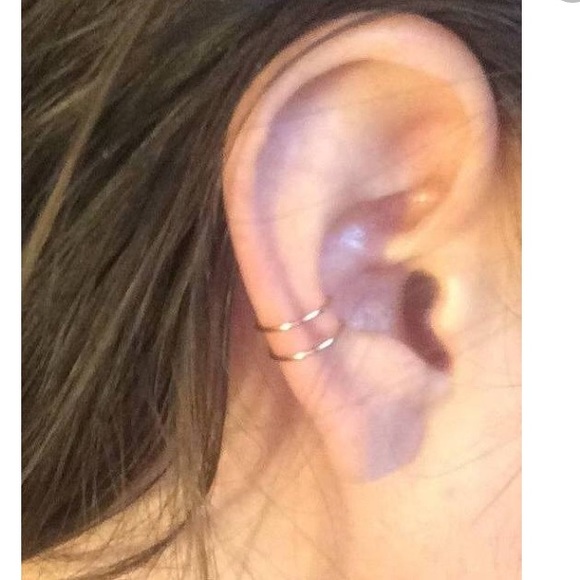 Forever 21 | Jewelry | Assorted Hoop Cuff Earring Set Gold | Poshmark